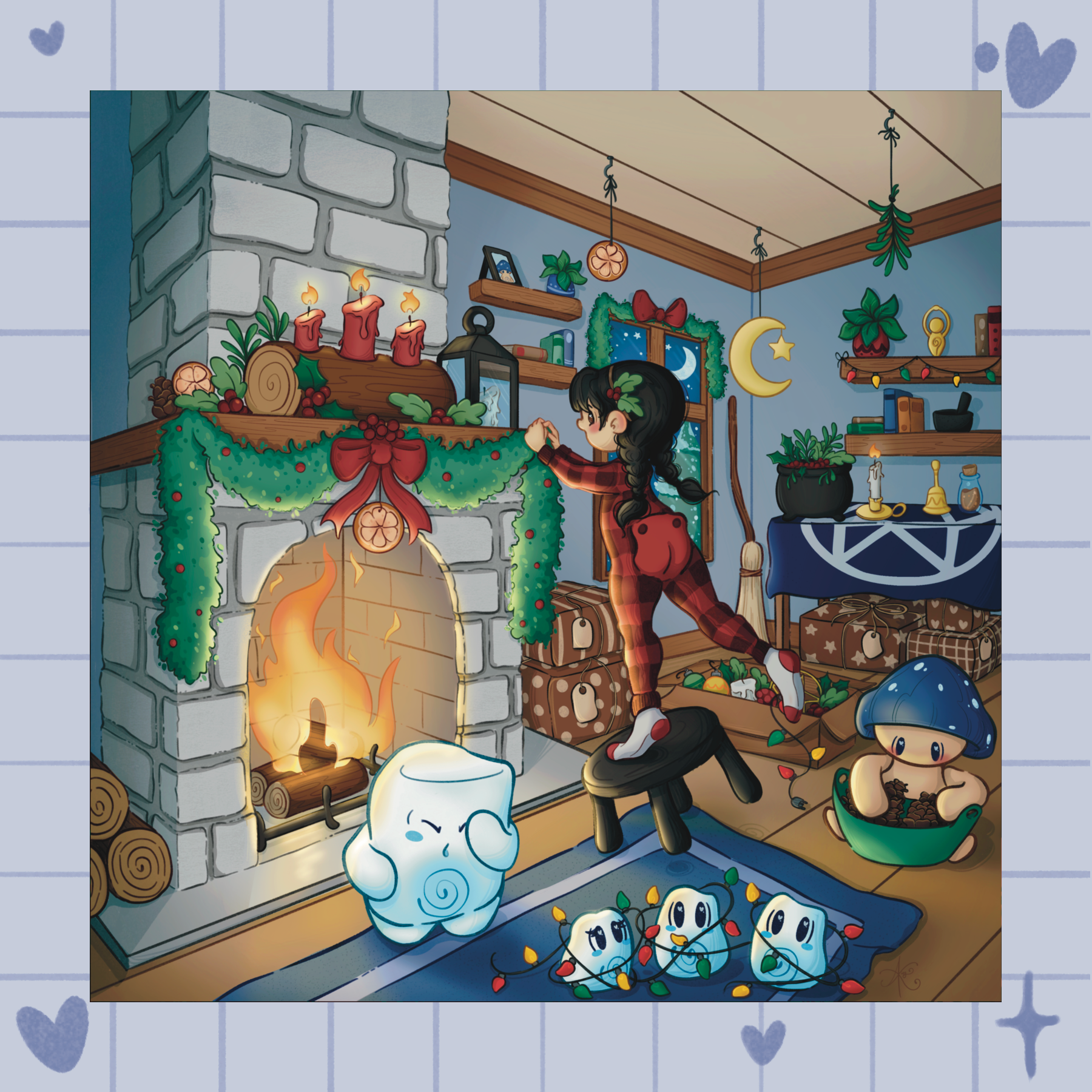 Yuletide Cheer Print – Eclectic Scribbles