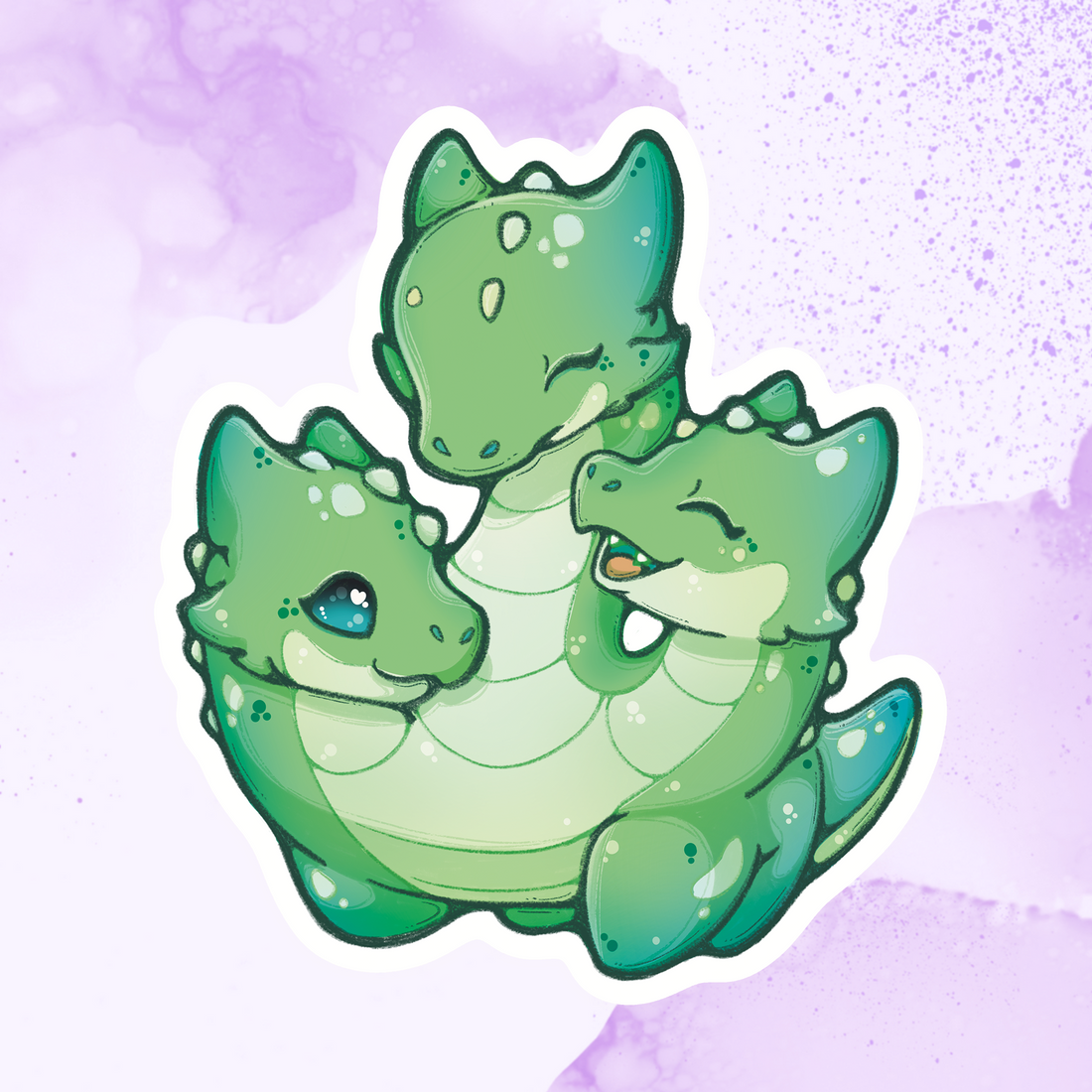 Hydra Sticker – Eclectic Scribbles