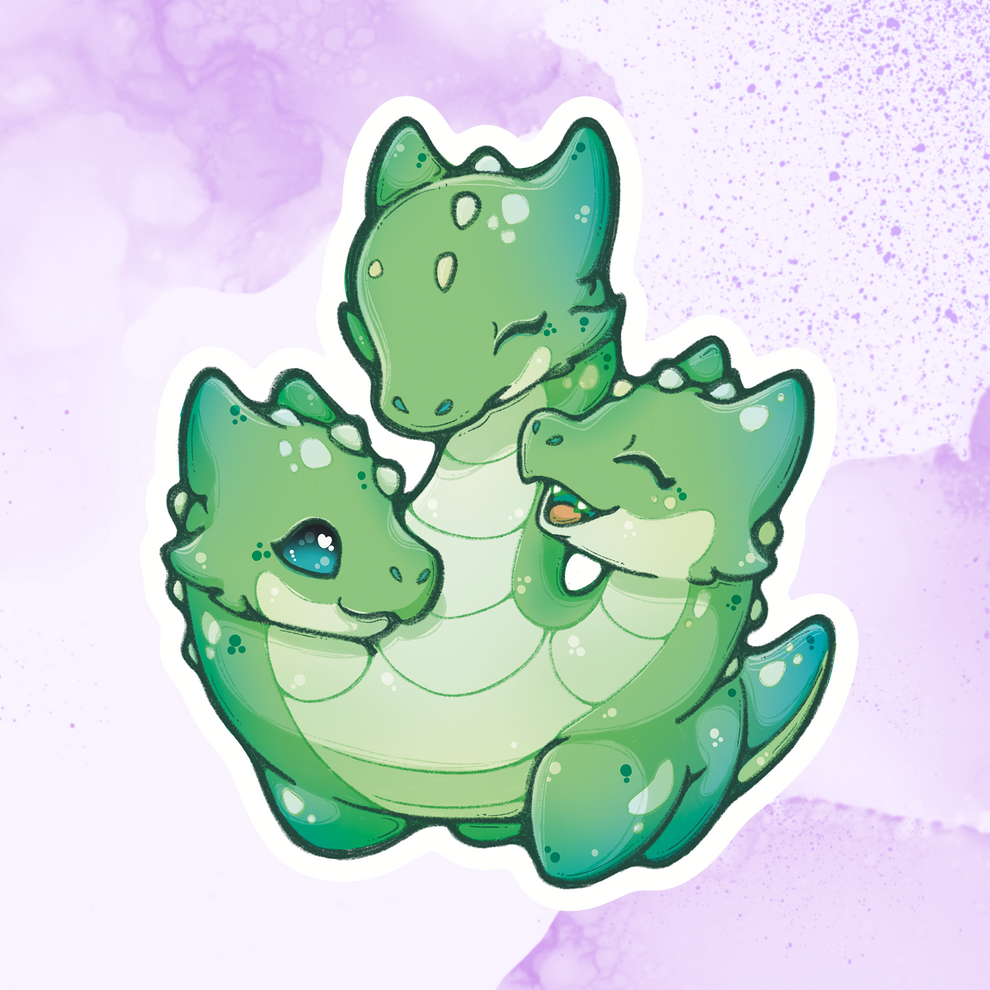 Hydra Sticker – Eclectic Scribbles